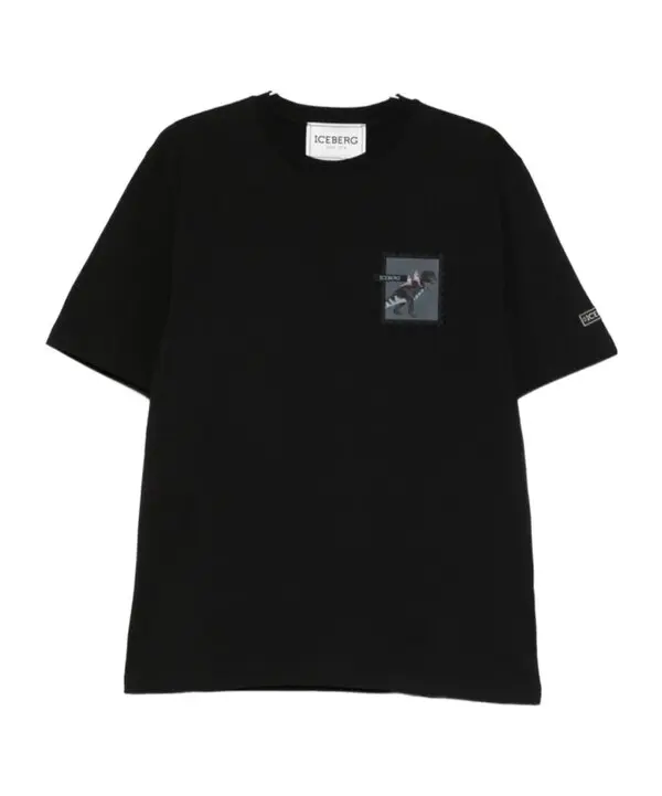 Iceberg Pattern-printed Crewneck T-shirt