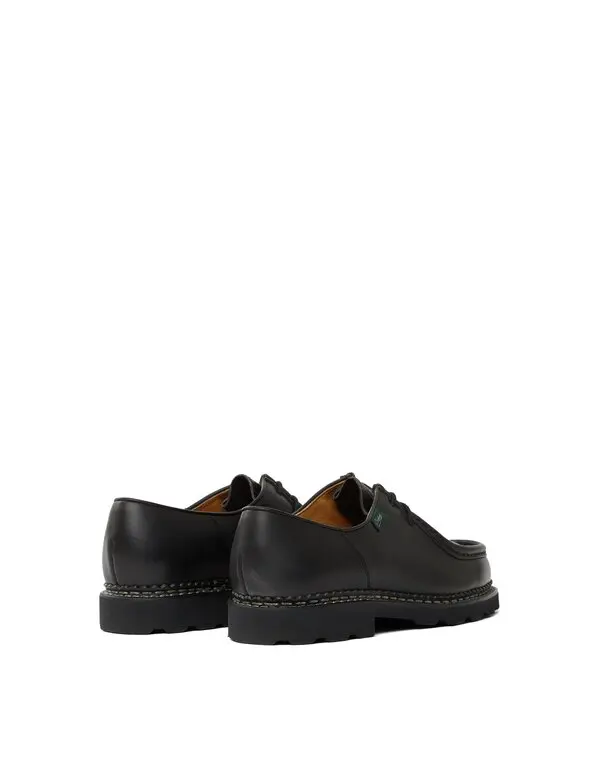 Paraboot Michael Round Toe Lace-up Shoes - Black