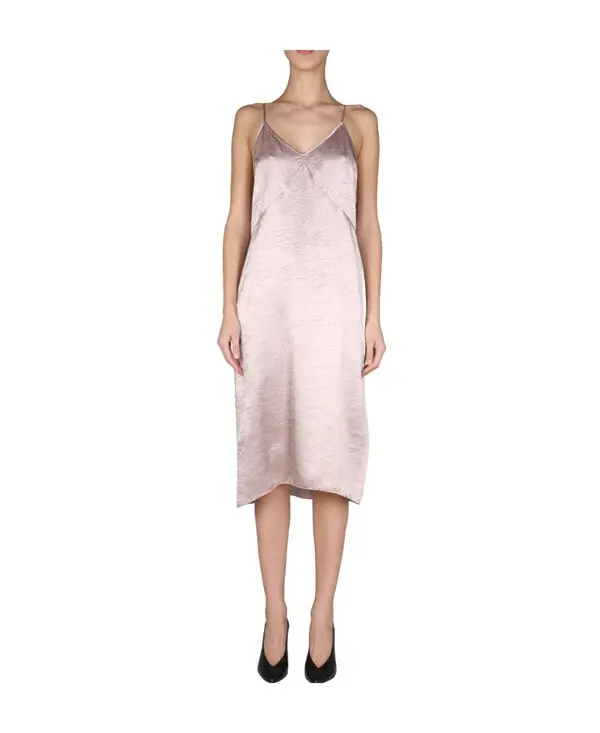 Dsquared2 V-neck Strappy Midi Dress