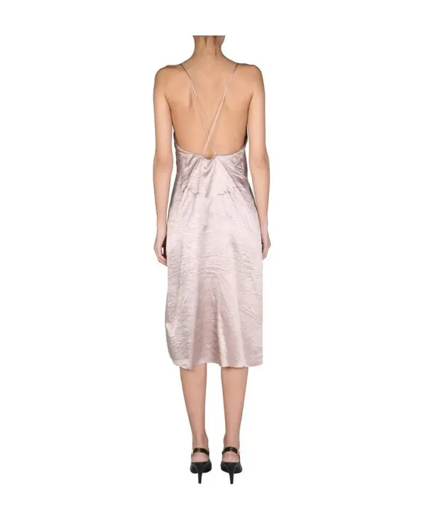 Dsquared2 V-neck Strappy Midi Dress