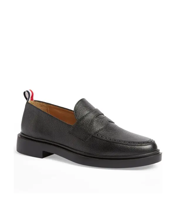 Thom Browne Penny Bar Loafers - Black