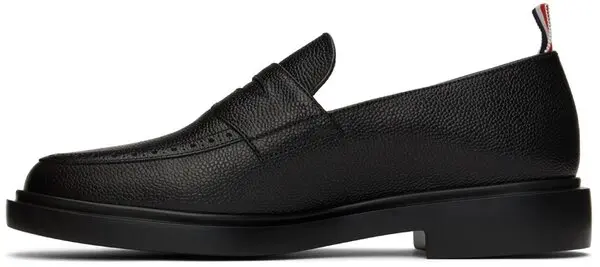 Thom Browne Penny Bar Loafers - Black