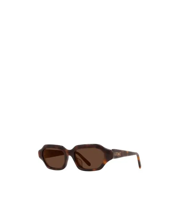 Loewe Square Frame Sunglasses With Logo Detail - Multicolor