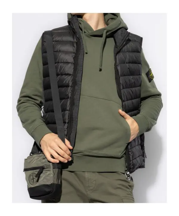 Stone Island Quilted Down Vest - Black