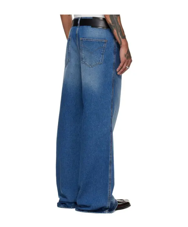 LU'U DAN Flared Belt Loop Jeans