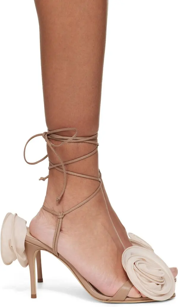 Magda Butrym Floral High Heel Sandals