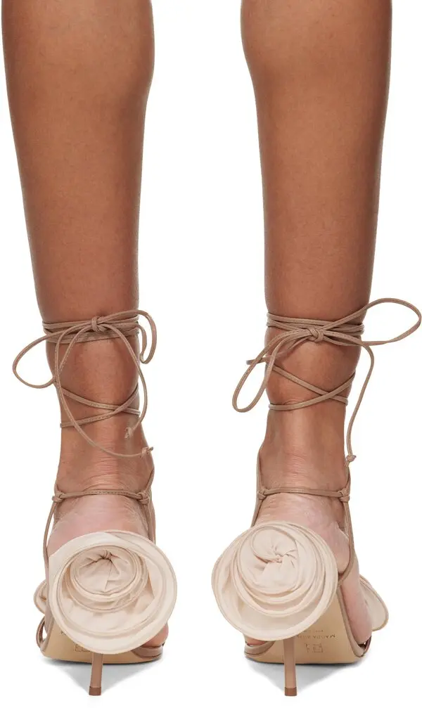 Magda Butrym Floral High Heel Sandals