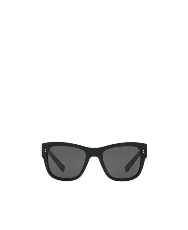 Dolce & Gabbana Logo Embellished Sunglasses - Black