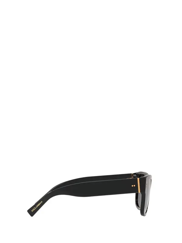 Dolce & Gabbana Logo Embellished Sunglasses - Black