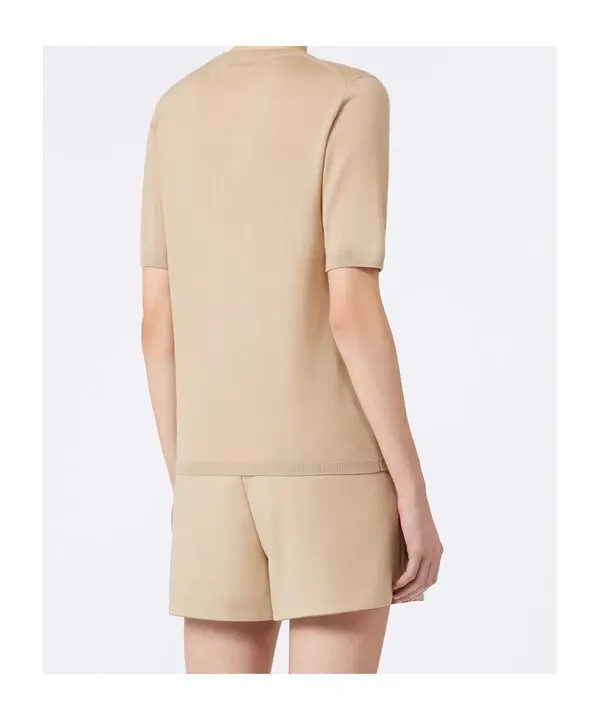 Max Mara Gerico Short-sleeved Knitted Jumper