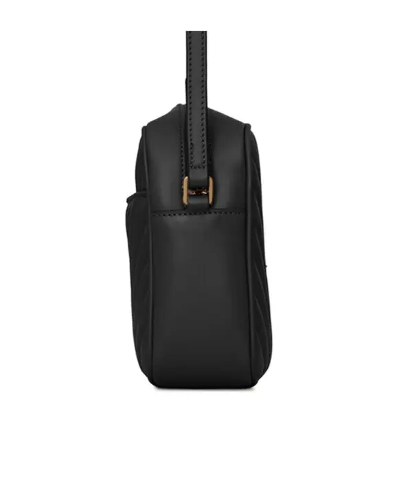 Saint Laurent Lou Medium Shoulder Bag - Black