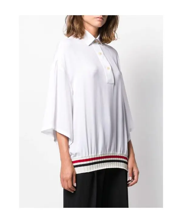 Loewe Striped Trim Polo Shirt