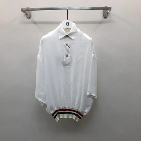 Loewe Striped Trim Polo Shirt