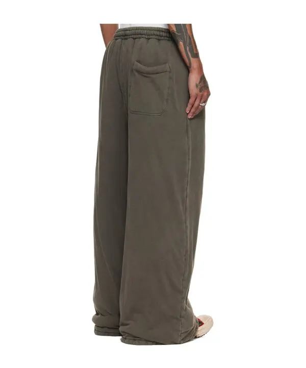 LU'U DAN Wadded Bontans Drawstring Casual Pants - Black