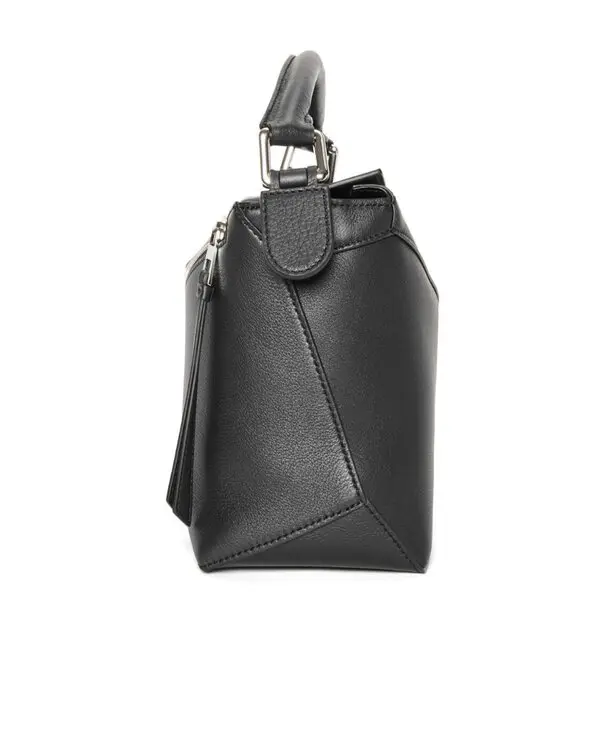 Loewe Small Puzzle Edge Bag - Black