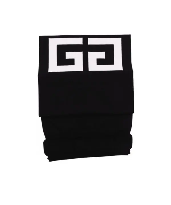 Givenchy Logo-detail Wool Scarf - Gray