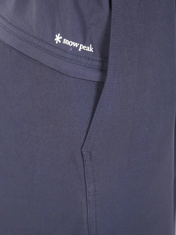 SNOW PEAK Elasticated Trousers With Logo Print