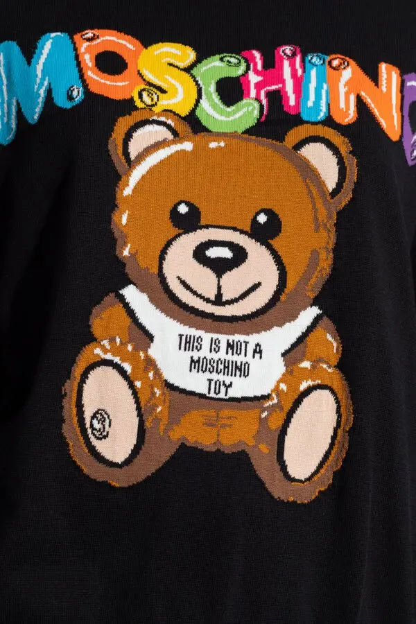 Moschino Bear Print Sweater