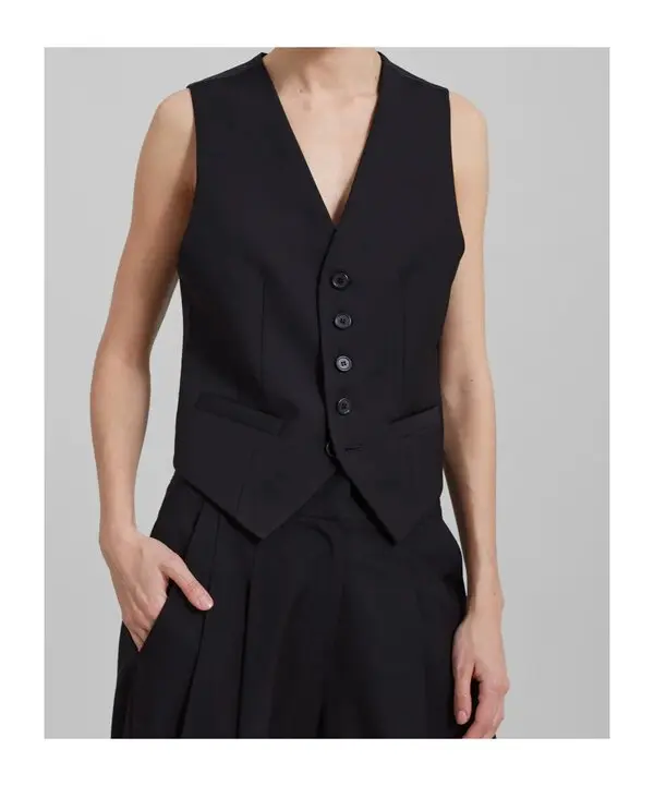 THE FRANKIE SHOP Gelso Slim Waistcoat Top
