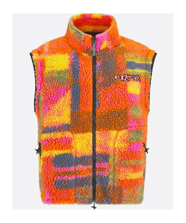 Dior Lewis Hamilton Zip-up Jacket With Removable Sleeves - Multicolor