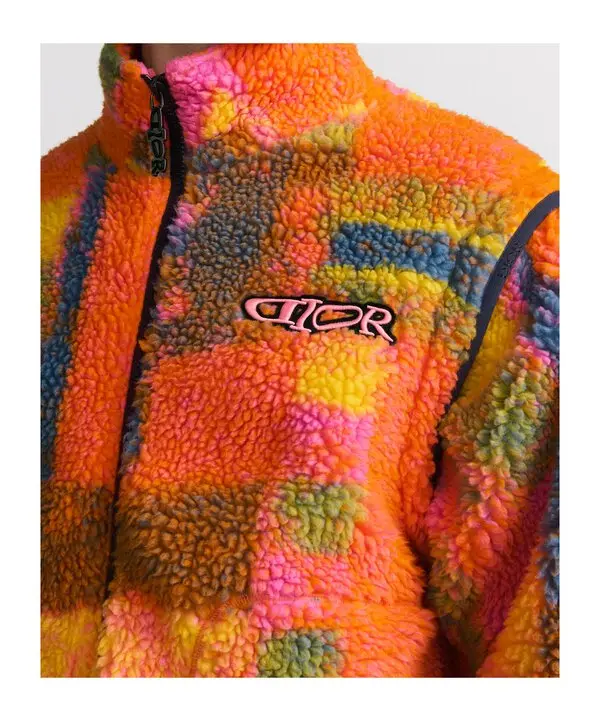 Dior Lewis Hamilton Zip-up Jacket With Removable Sleeves - Multicolor
