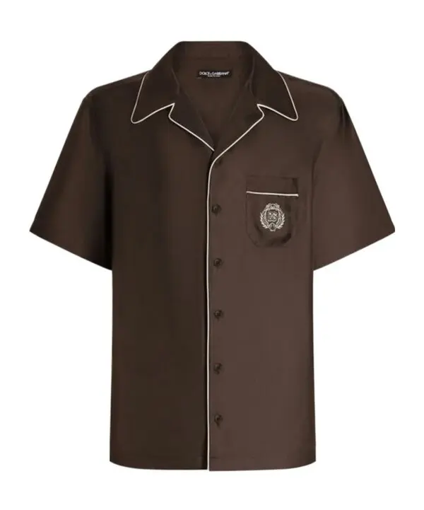 Dolce & Gabbana Collared Short-sleeve Shirt