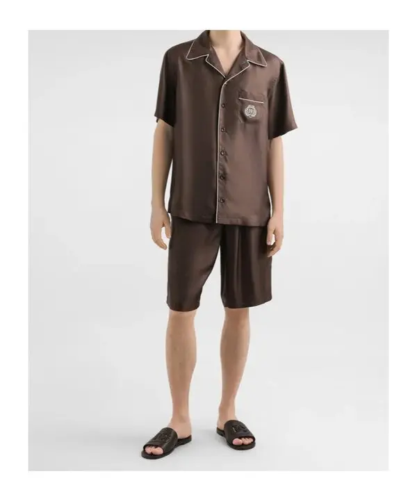 Dolce & Gabbana Collared Short-sleeve Shirt