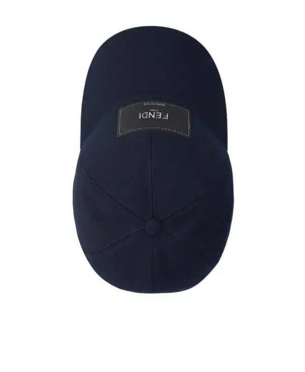 Fendi Logo Patch Baseball Cap - Blue