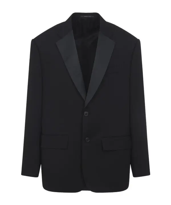 Balenciaga Collared Buttoned Blazer