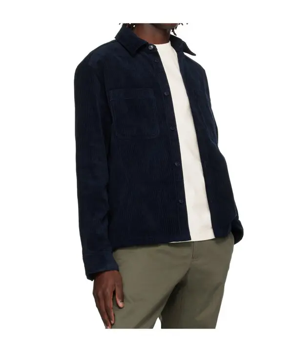 A.p.c. Corduroy Pocket Shirt - Black