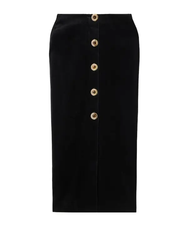 BLAZÉ MILANO Velvet Maxi Skirt