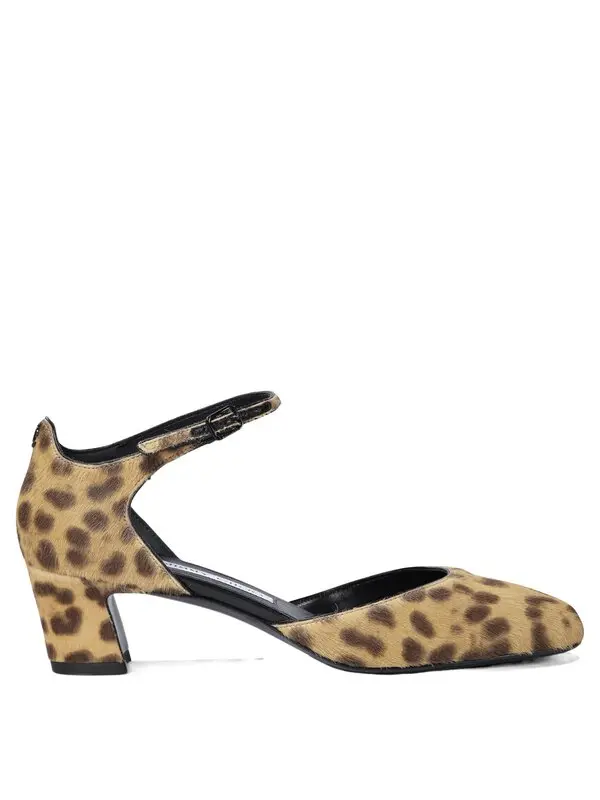 JIMMY CHOO Pixie Ankle Strap Mary Jane Pumps - Brown