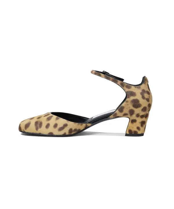 JIMMY CHOO Pixie Ankle Strap Mary Jane Pumps - Brown
