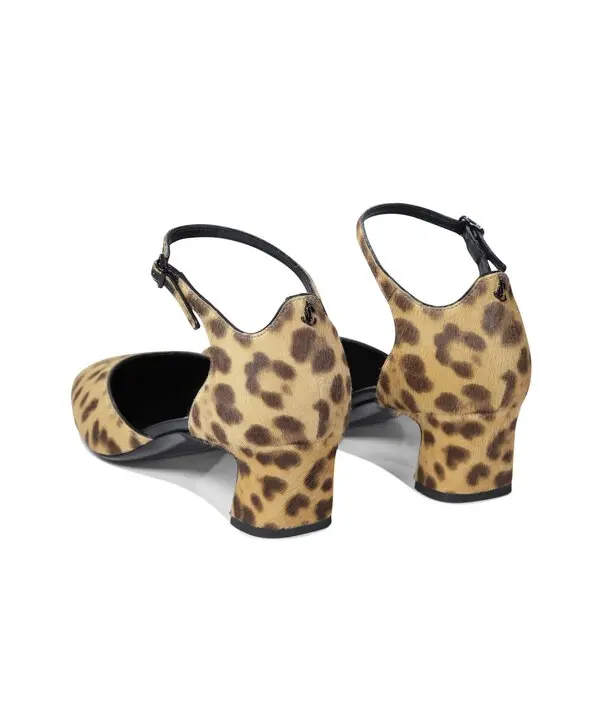 JIMMY CHOO Pixie Ankle Strap Mary Jane Pumps - Brown
