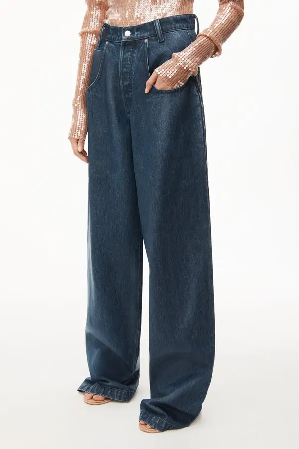 Alexander Wang High-waisted Wide-leg Jeans
