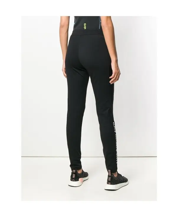 EA7 Logo Sweatpants - Black