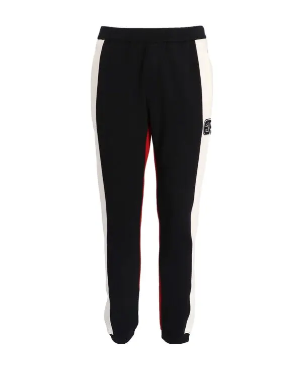 Emporio Armani Colour-block Panelled Track Pants - Black