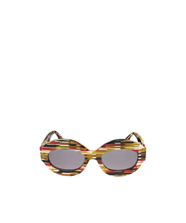 Marni Geometric Frame Sunglasses - Purple