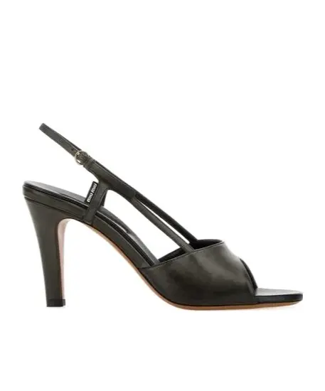 Miu Miu High-heeled Slingback Sandals