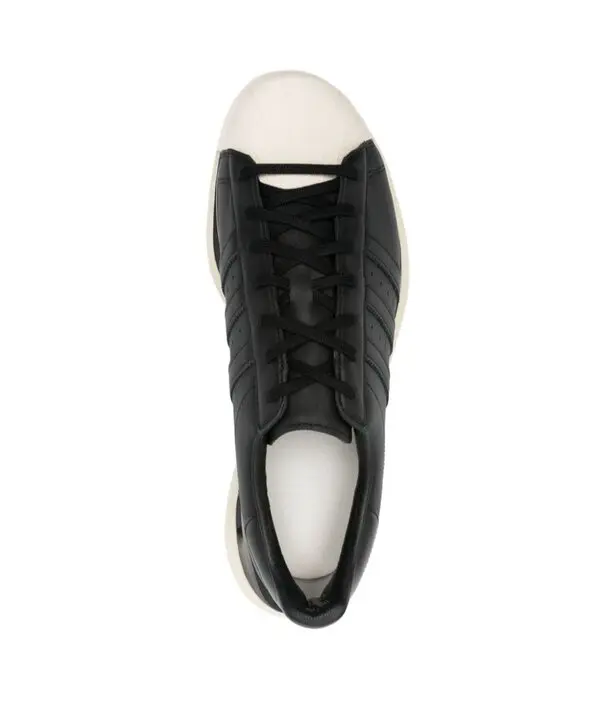 Y3 Gendo Superstar Leather Sneakers - Black