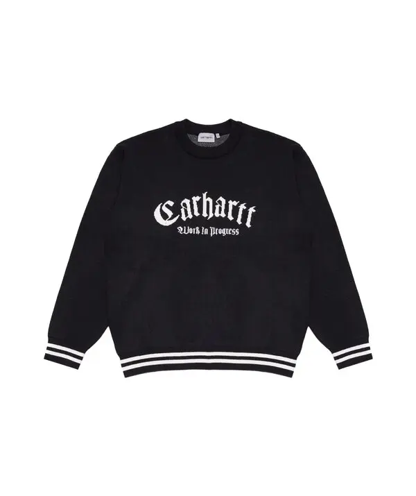 Carhartt Work In Progress Onyx Logo-intarsia Jumper