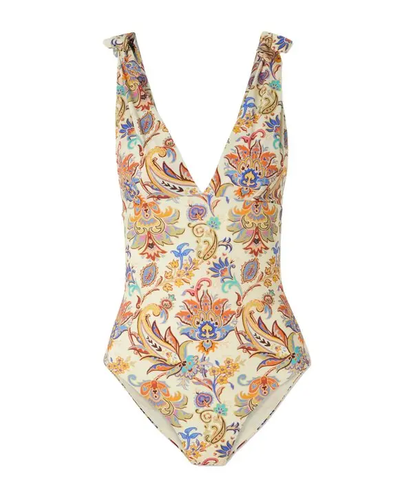 Etro Paisley Printed One-piece Swimsuit - Multi-color