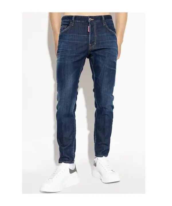 Dsquared2 Distressed Skinny Jeans - Blue
