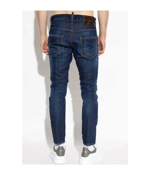 Dsquared2 Distressed Skinny Jeans - Blue