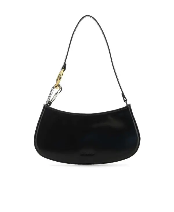 Staud Ollie Zipped Shoulder Bag - Black