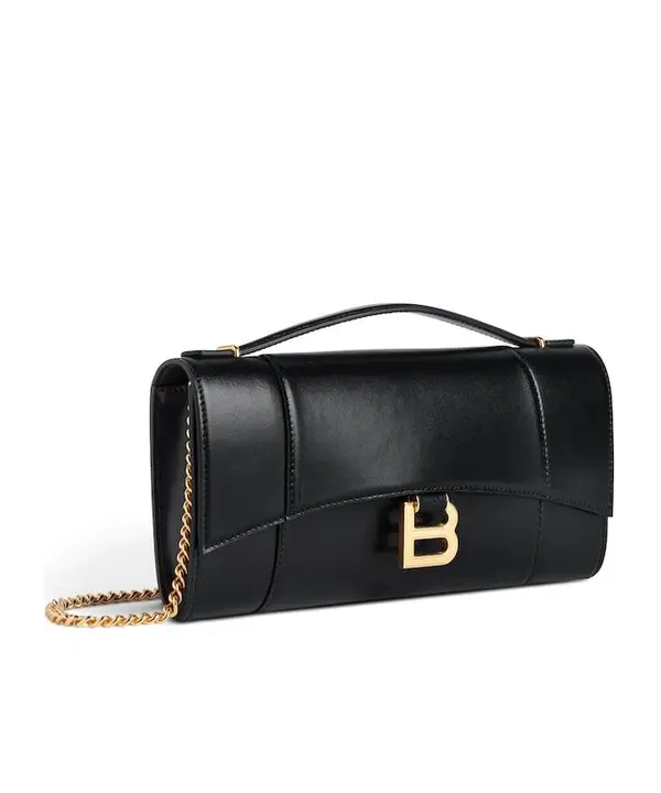Balenciaga Hourglass Chain Pochette Clutch Bag