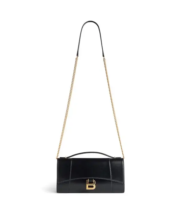 Balenciaga Hourglass Chain Pochette Clutch Bag
