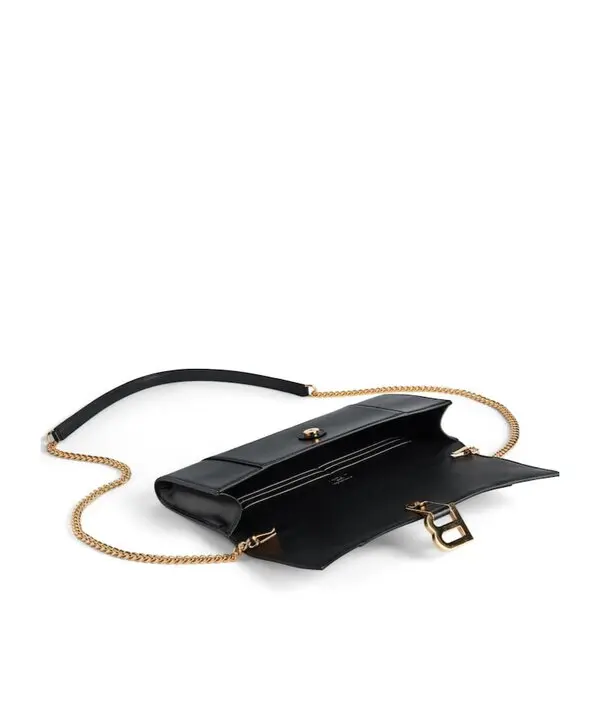 Balenciaga Hourglass Chain Pochette Clutch Bag