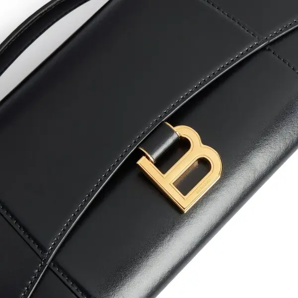 Balenciaga Hourglass Chain Pochette Clutch Bag