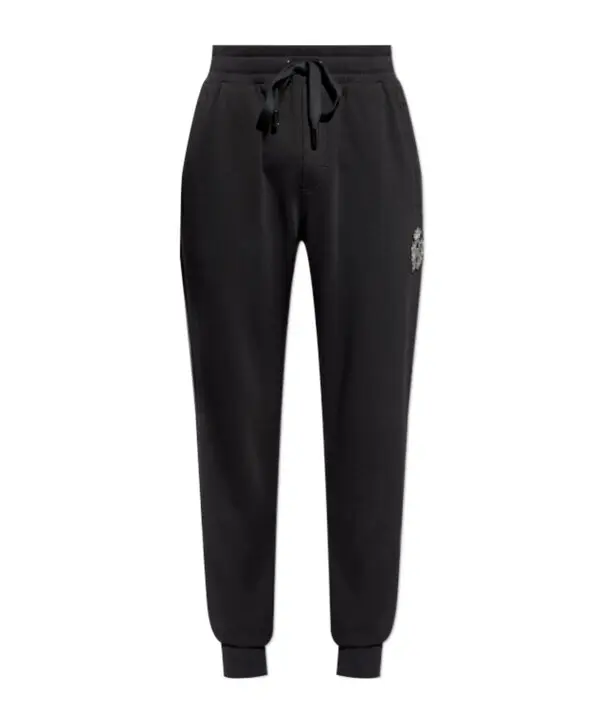 Dolce & Gabbana Logo-embroidered Track Pants - Black